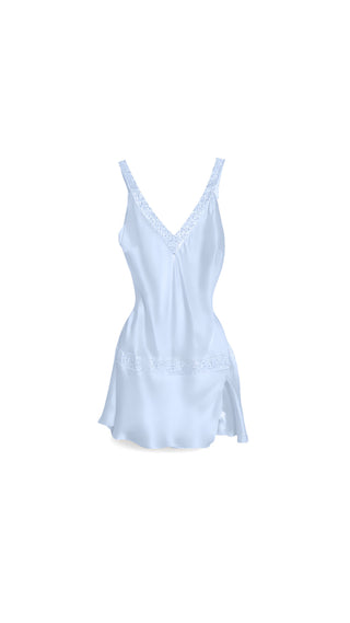 ADELE MINI DRESS - BLUE – Allure Beverly Hills